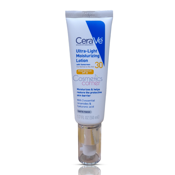 CeraVe Ultra Light Moisturizing Lotion SPF30 with Sunscreen 50ml