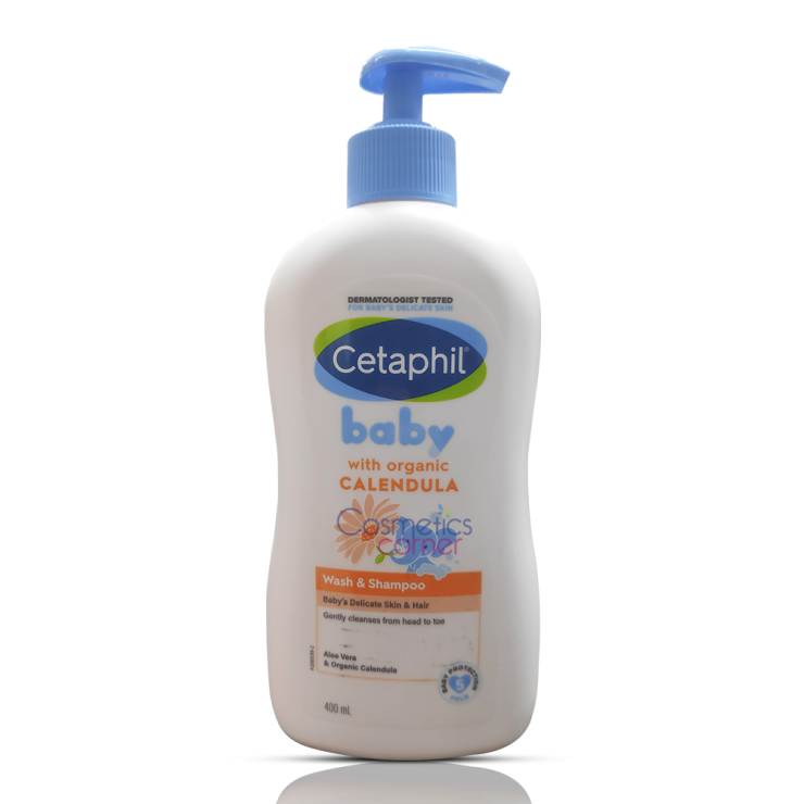 Cetaphil Baby With Organic Calendula Wash & Shampoo 400ml
