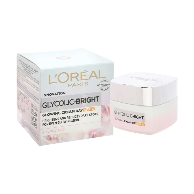 L'Oreal Paris Glycolic Bright Glowing Day Cream SPF17 50ml