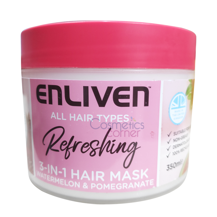 Enliven All Hair Types Refreshing 3 In 1 Hair Mask Watermelon ...