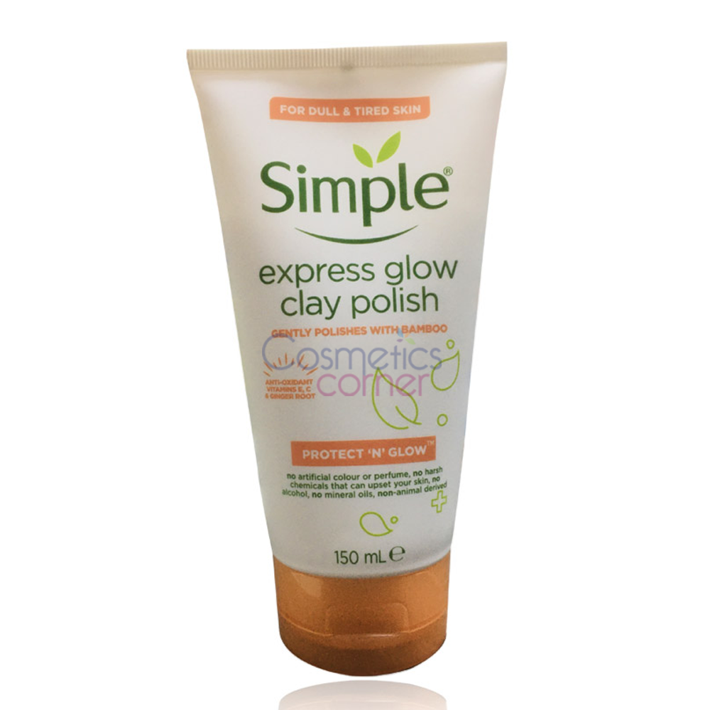 Simple Protect ‘n’ Glow Express Glow Clay Polish 150ml
