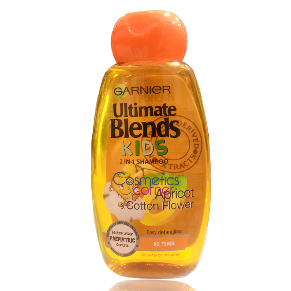 Garnier Kids 2in1 Apricot & Cotton Flower Shampoo 250ml