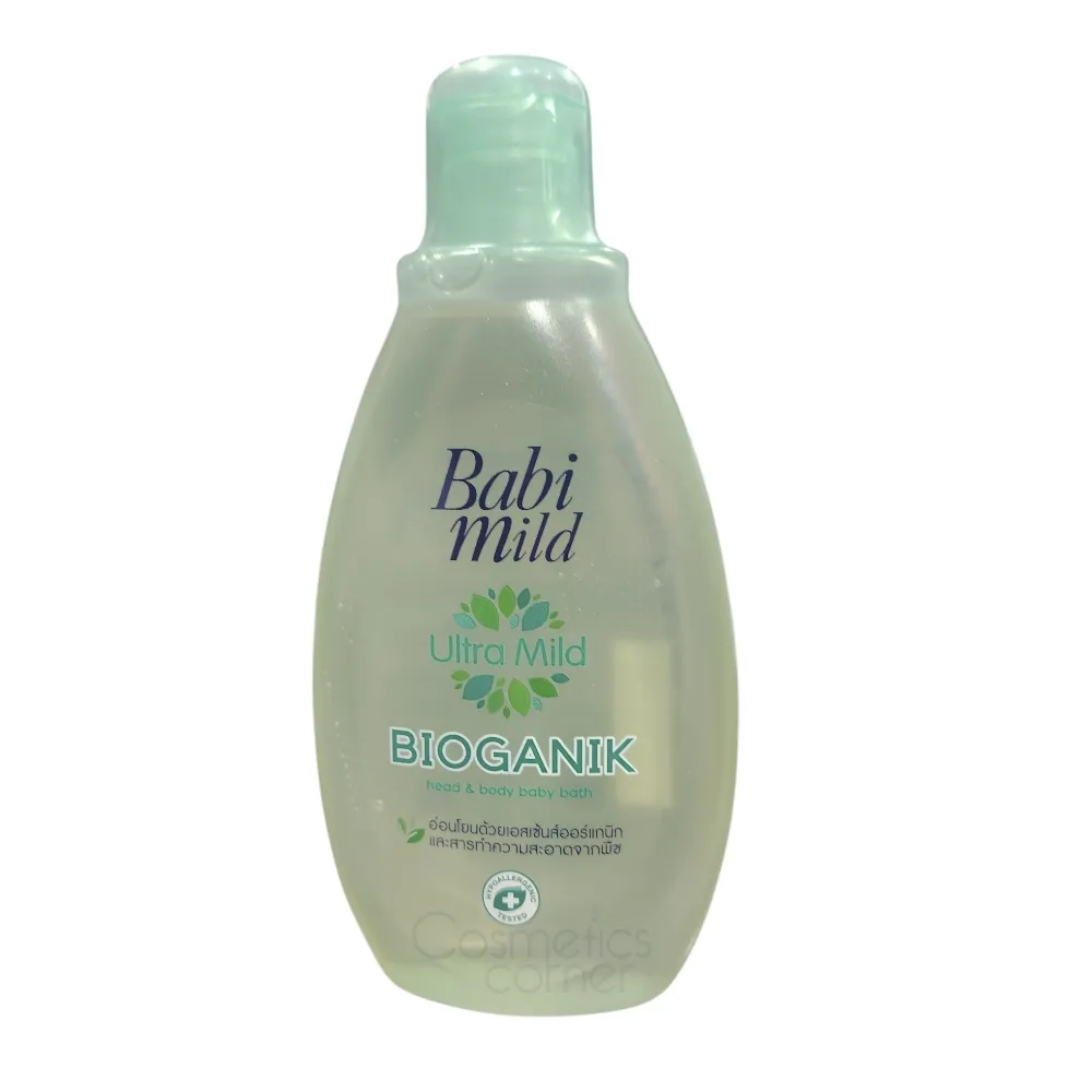 Babi Mild Ultra Mild Bioganik Head & Body Baby Bath 200ml